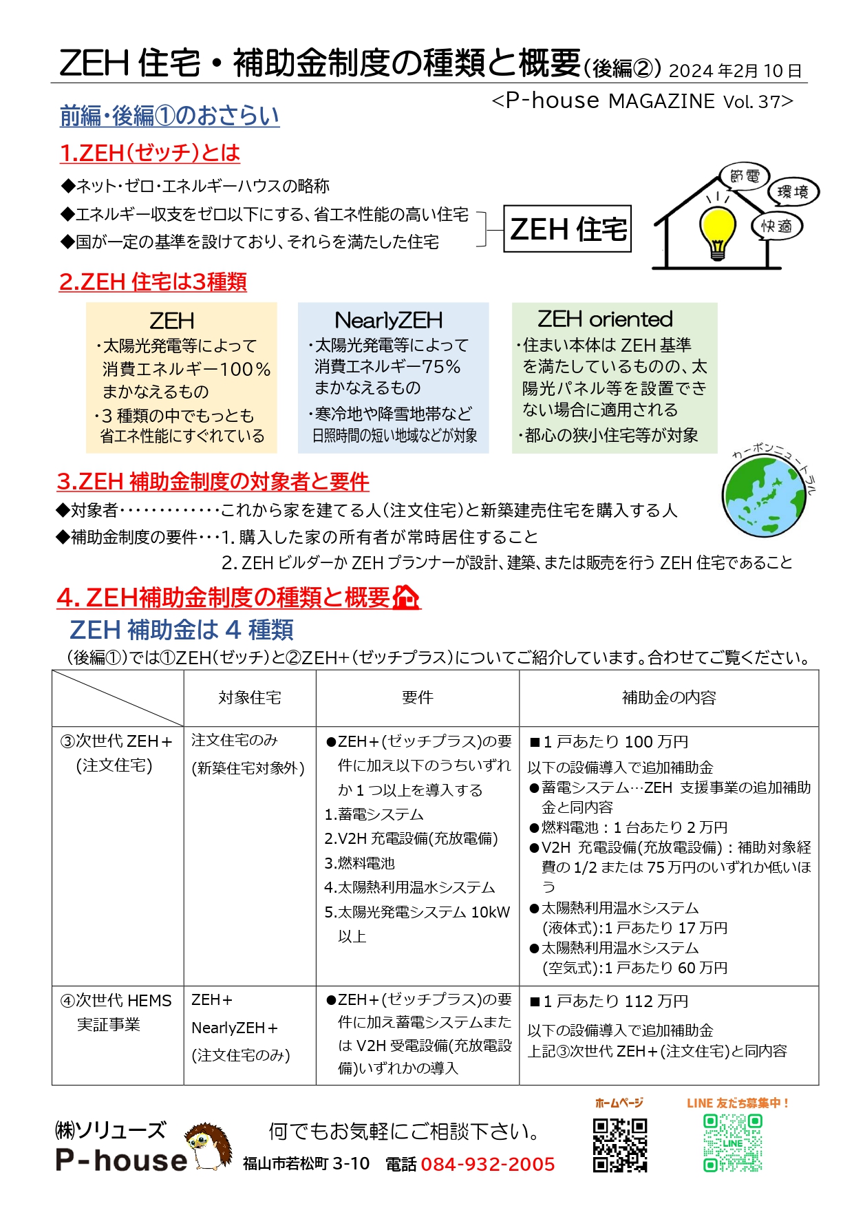 P-house MAGAZINE Vol.37 発行 – P-house（ピーハウス）｜福山市 注文ローコスト住宅 戸建賃貸｜株式会社ソリューズ